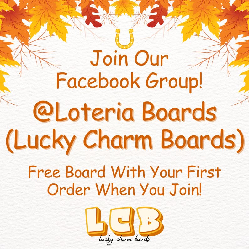 Loteria Board, FTF, First to Fill, Full Card, 38 Numbers, Christmas ...