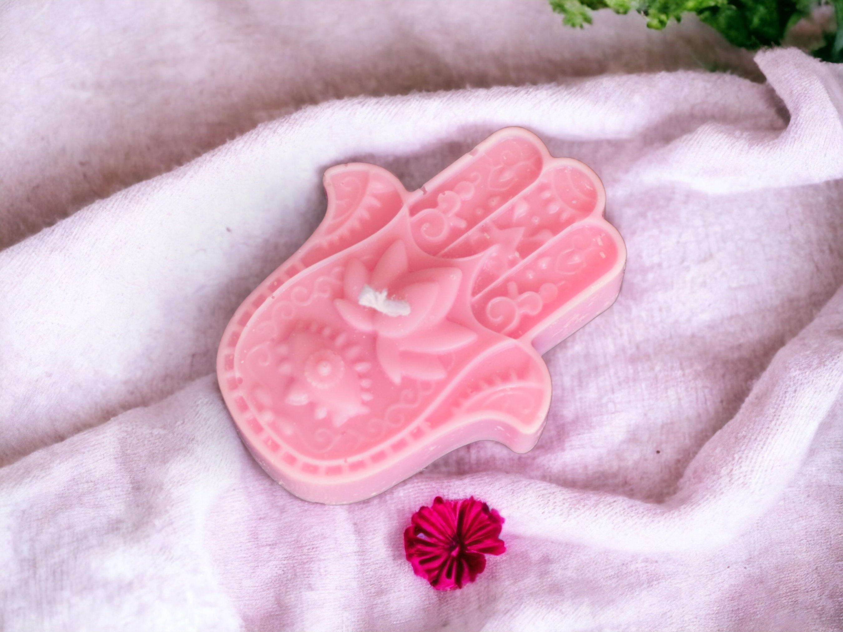Hamsa Hand Candle | Customised Scented and Colour Candles | Handmade ...