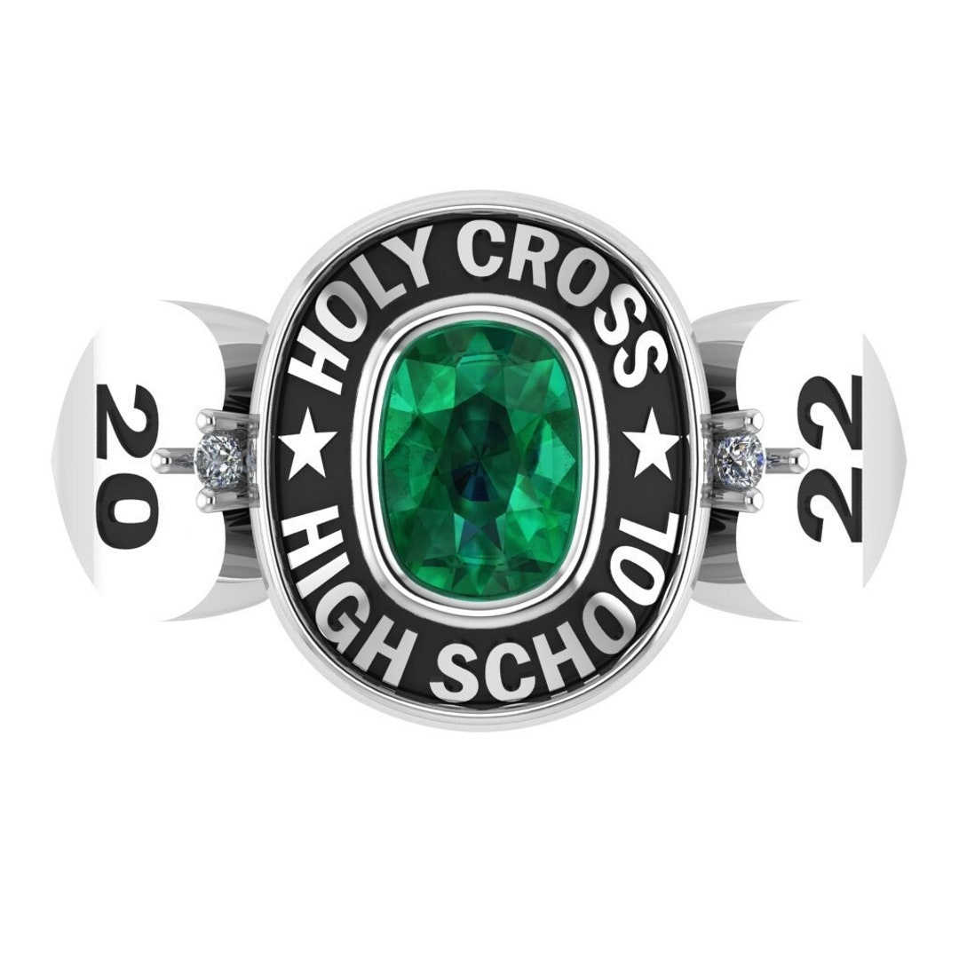 High School Class Ring, Graduation Ring, Custom Ring, 925 Sterling ...