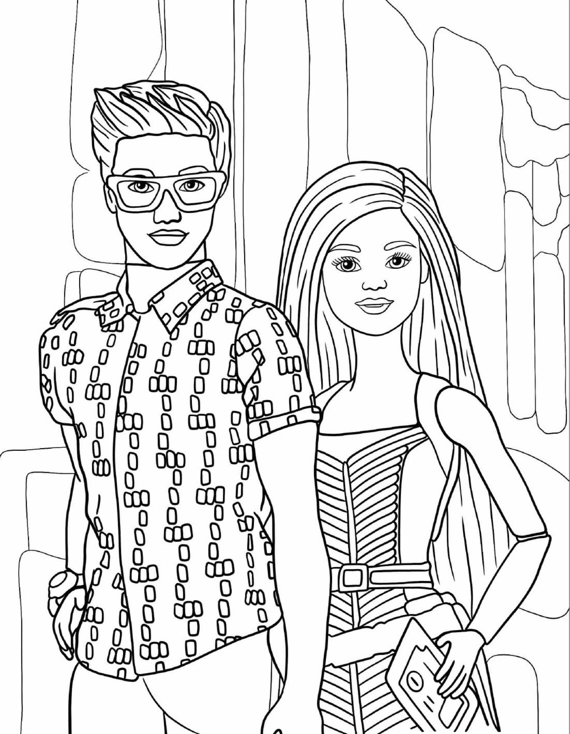 Barbie Coloring Book - Etsy