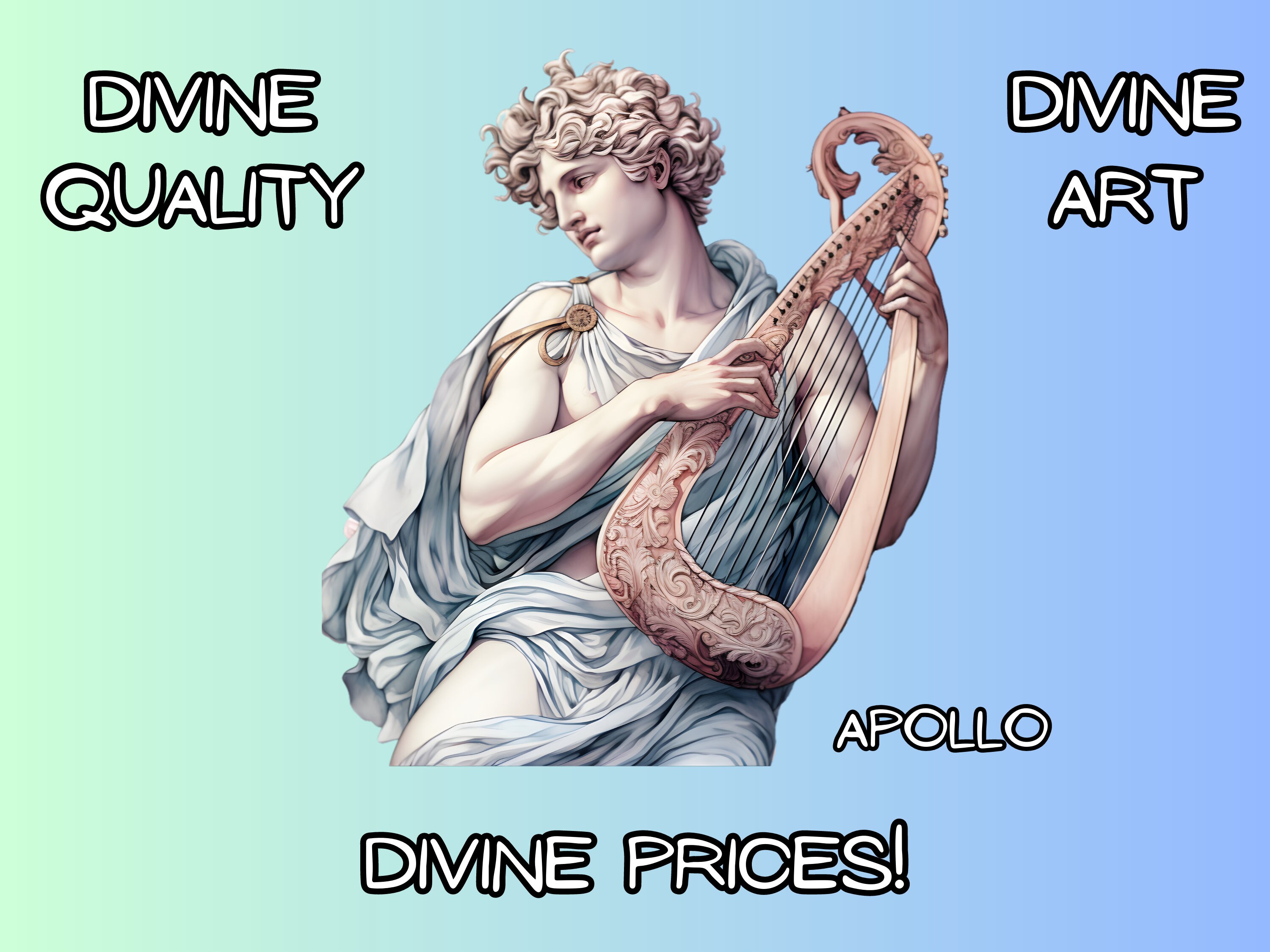 Greek Mythology Gods & Goddesses Clip Art Pack, 21 PNG, 300 DPD ...