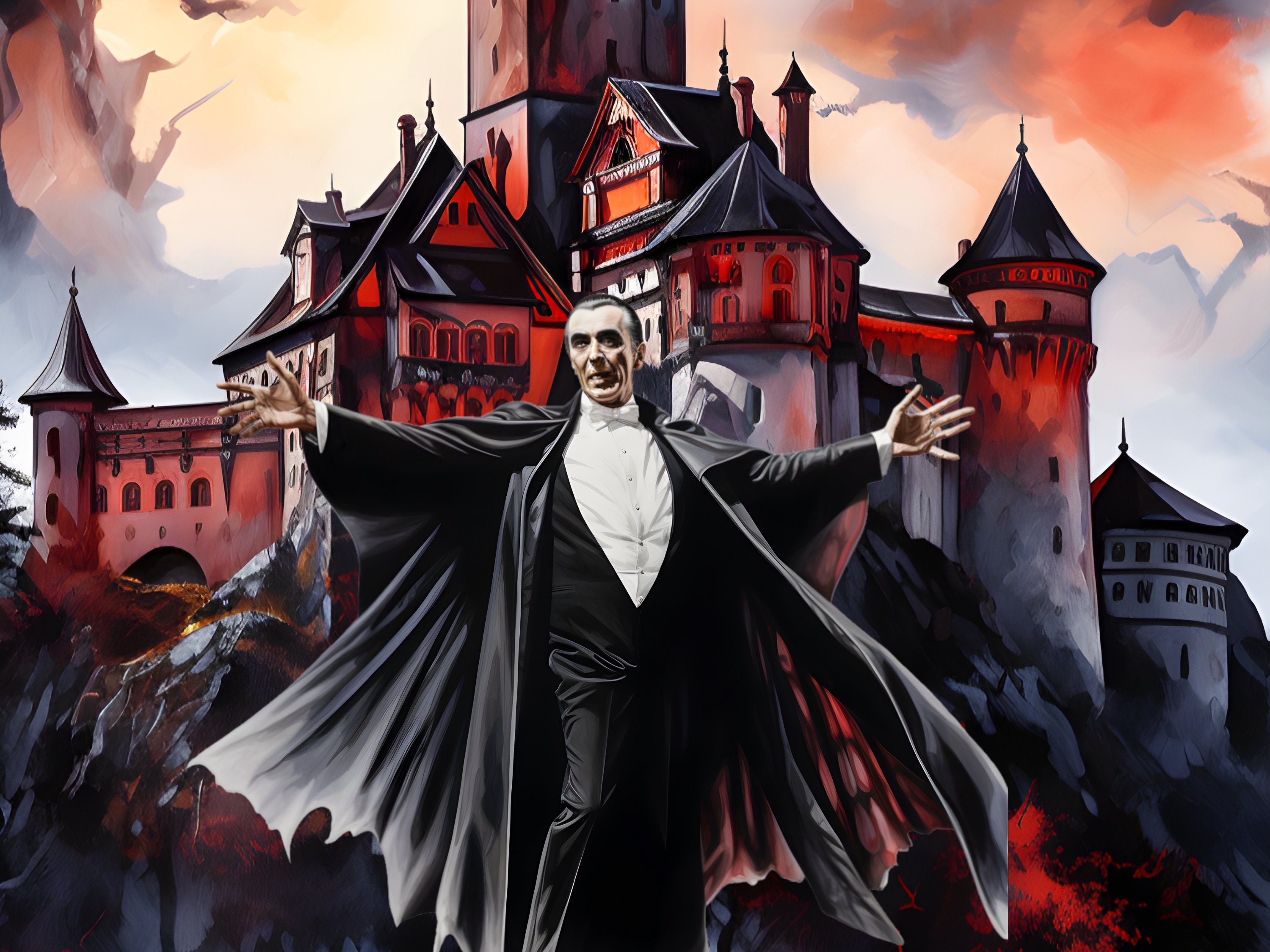 Dracula Clipart, 25 High Resolution Images 4096 X 4096 PX, 300 PNG ...