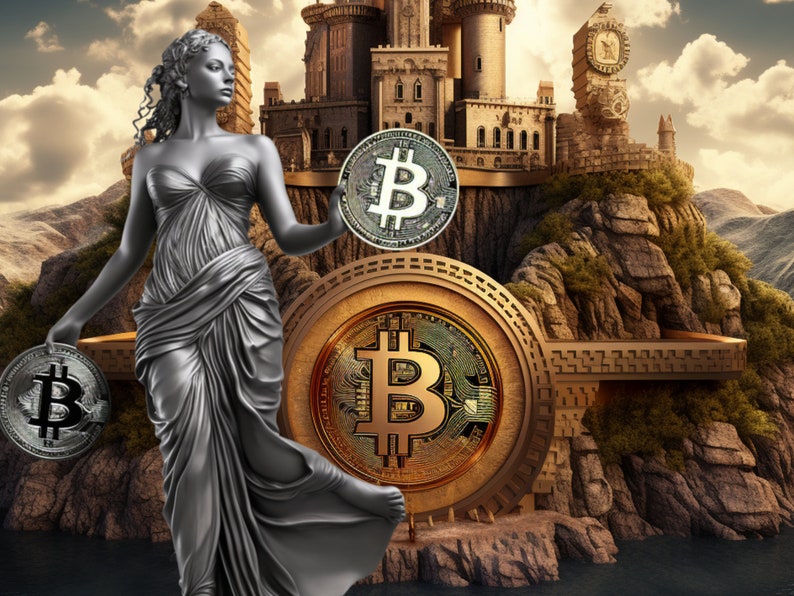 Bitcoin Clipart BTC Logo Crypto Crypto Currency 25 High - Etsy