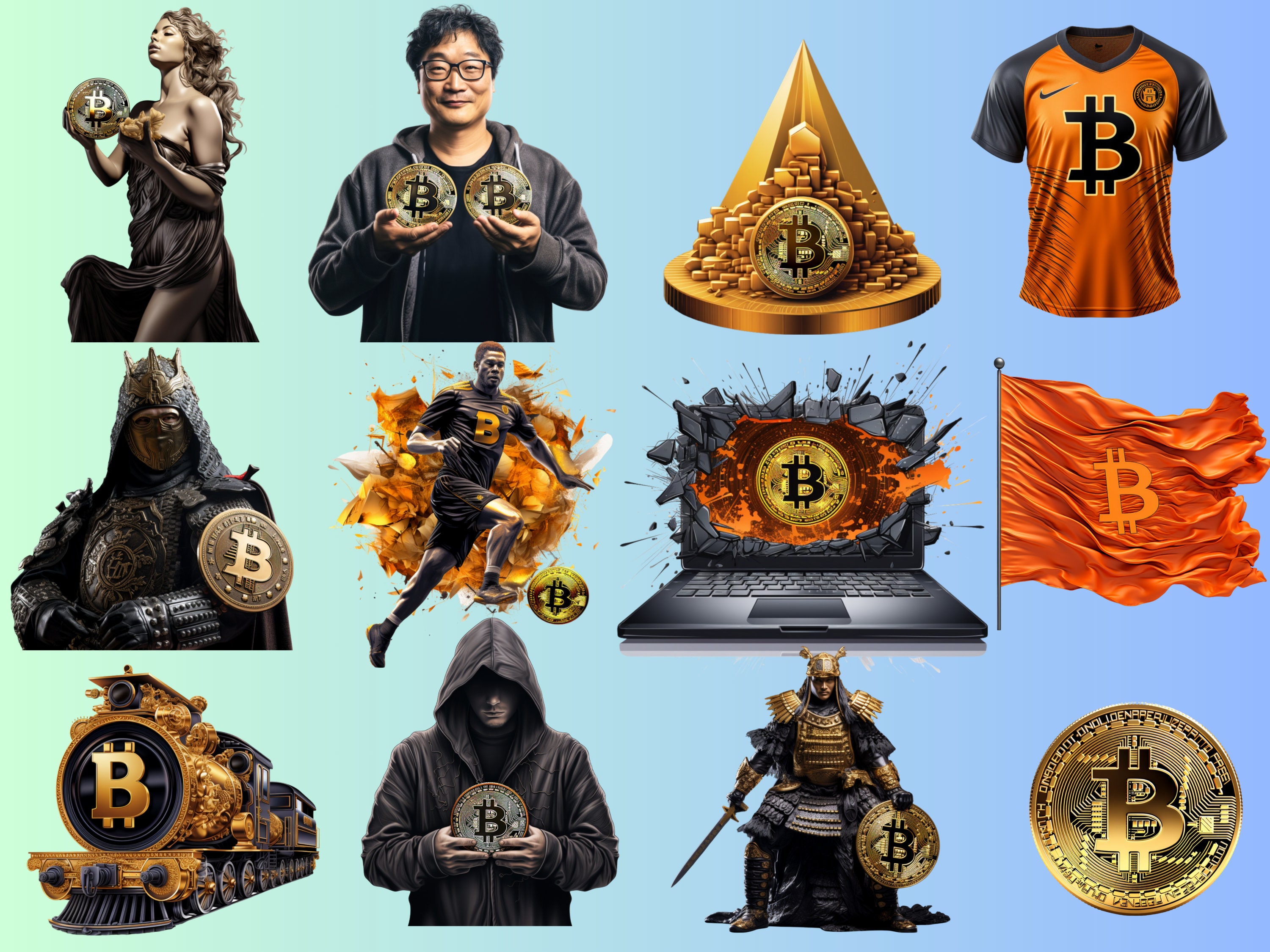 Bitcoin Clipart, BTC Logo Crypto Crypto Currency, 25 High Resolution ...