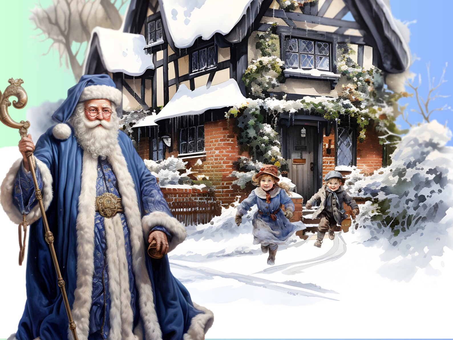 Victorian Father Christmas, Santa Claus, 50 High Resolution Images 4096 ...