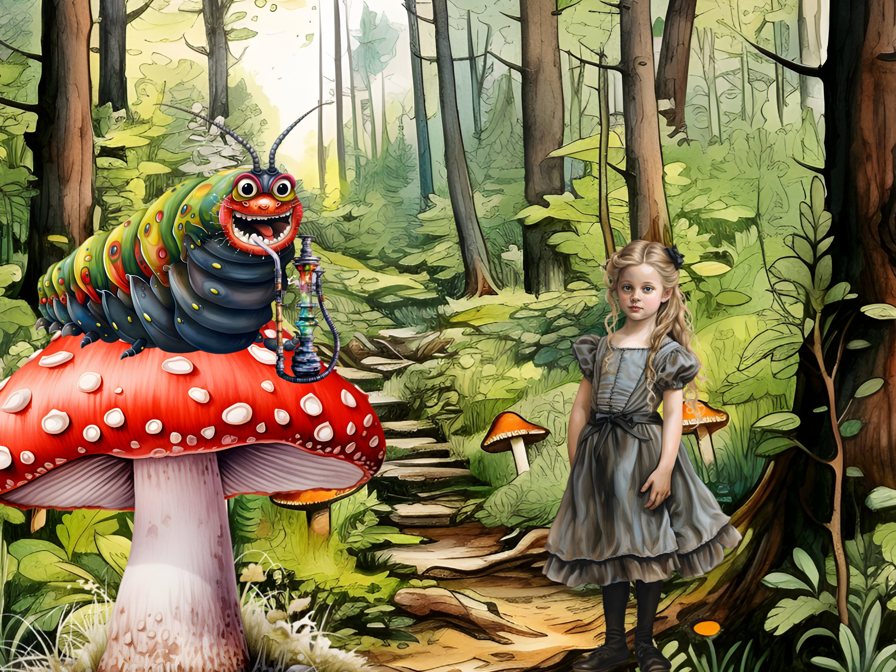 Alice in Wonderland Clipart, 75 High Resolution Images 4096 X 4096 PX ...