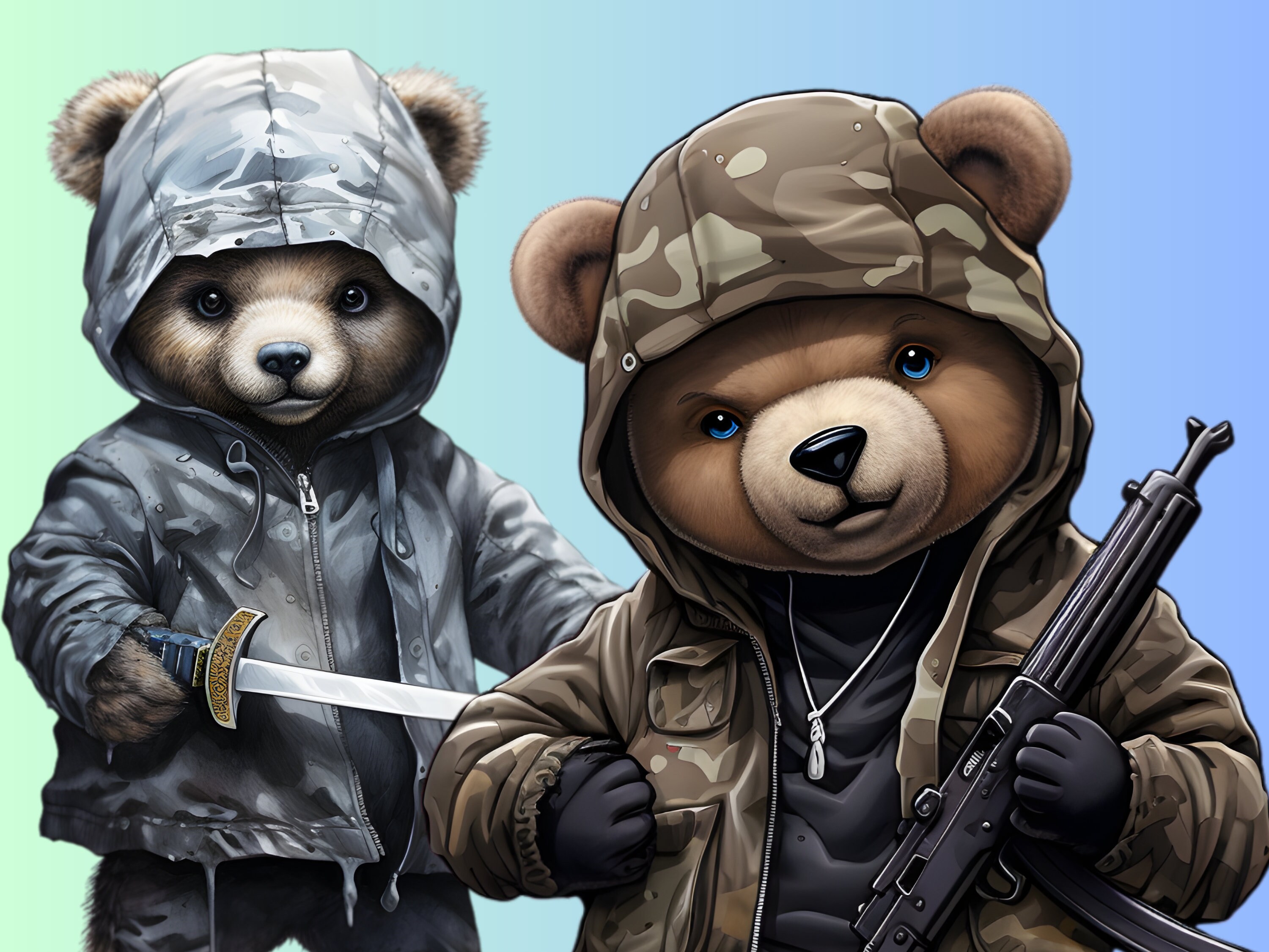 Bad Teddy Bears, Bad Taste, Birthday Teddy's Clipart, High Resolution ...