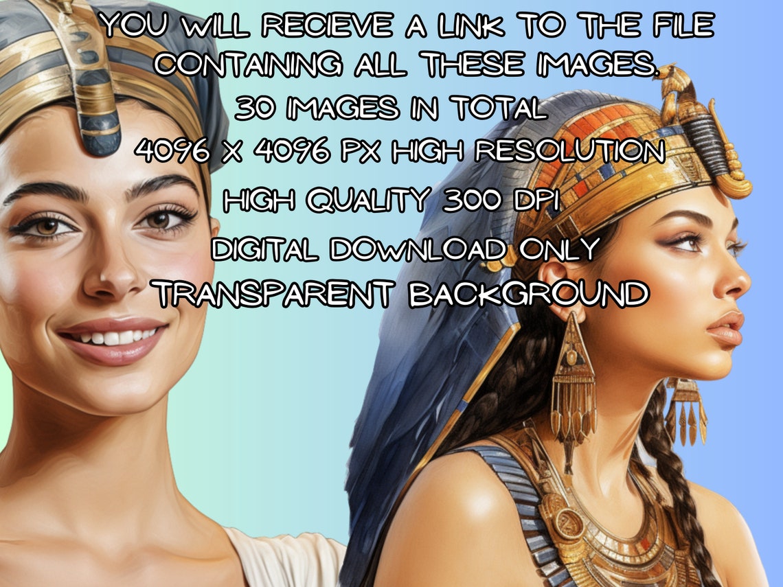 Ancient Egyptian Clipart, 30 High Resolution Ancient Egypt Images 4096 ...