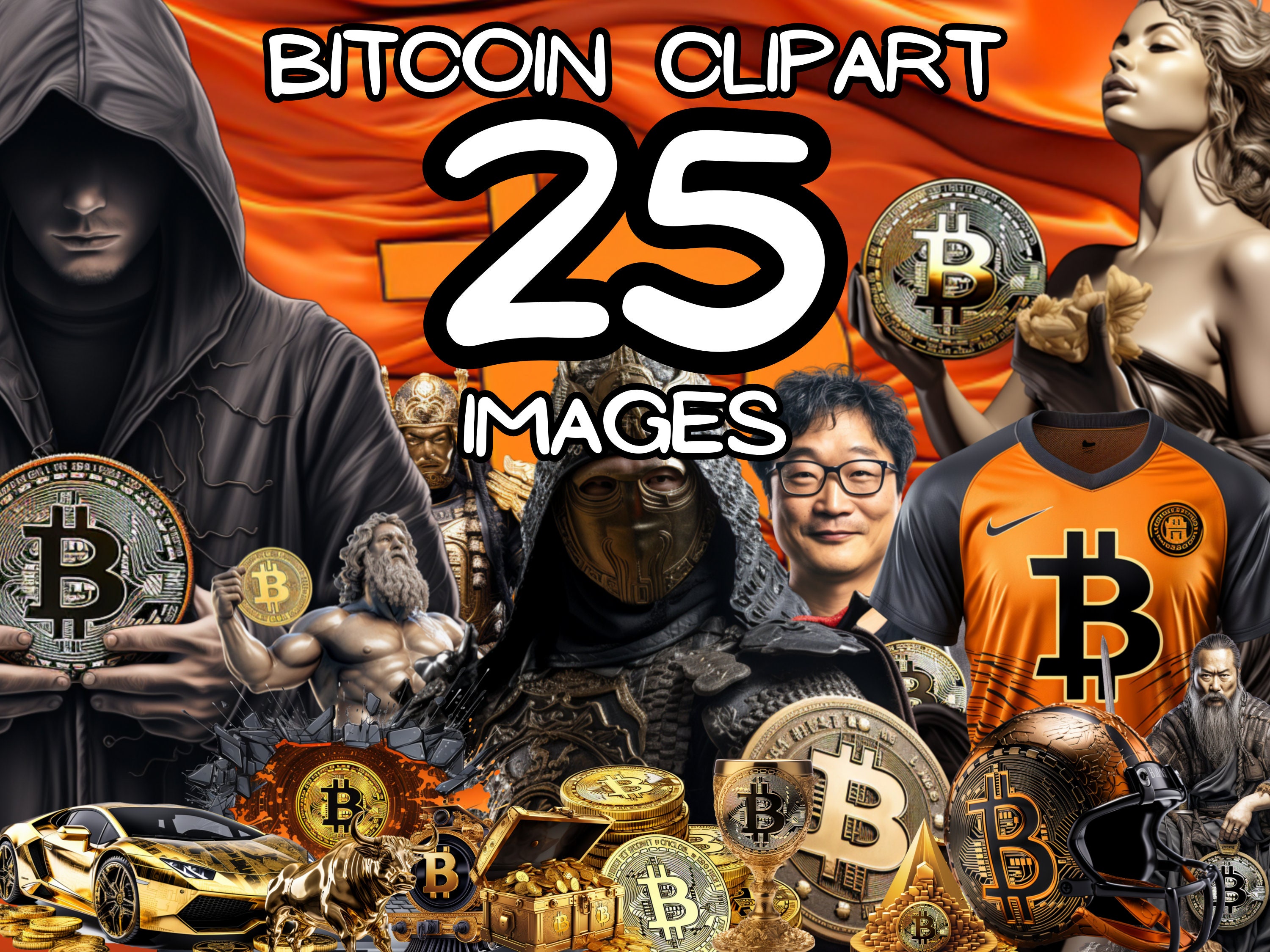 Bitcoin Clipart, BTC Logo Crypto Crypto Currency, 25 High Resolution ...