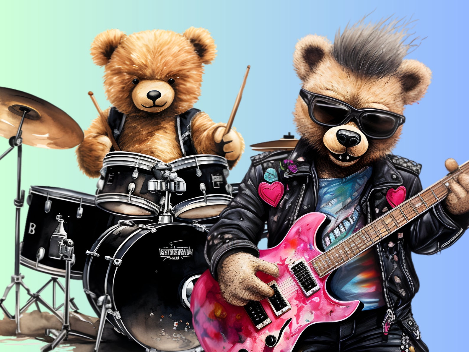 Bad Teddy Bears, Bad Taste, Birthday Teddy's Clipart, High Resolution ...