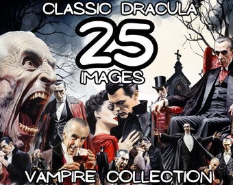 Dracula Clipart Vampire Halloween Graphics Commercial - Etsy