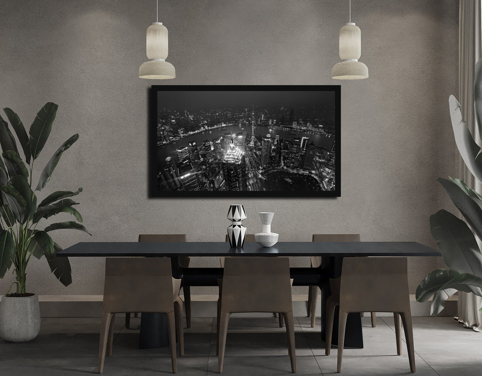 Shanghai, China. Night City Photography by Jakub Pyrdek. Wall Art Print ...