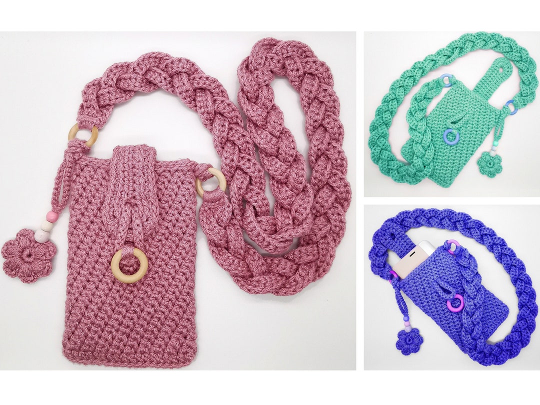 Crochet Pattern Smartphone Case / Smartphone Bag / Crossbody Bag Cosma ...