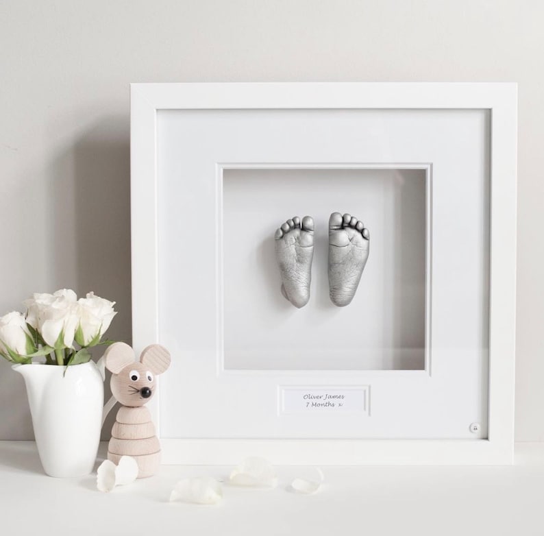 3D Baby Hands and Feet Mould Casting Kit WITH FRAME - Baby Shower Gift ...