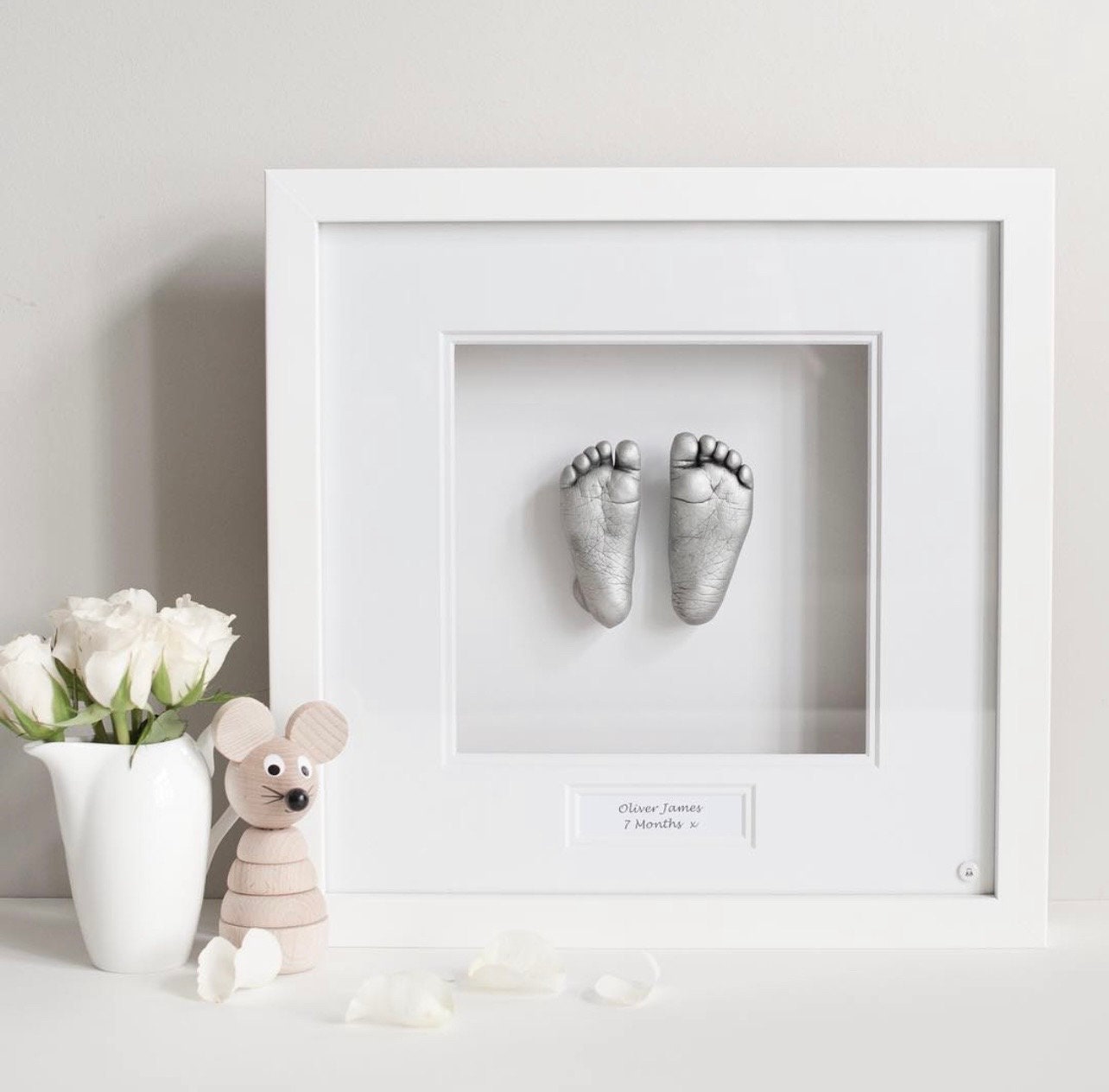 3D Baby Hands and Feet Mould Casting Kit WITH FRAME - Baby Shower Gift ...
