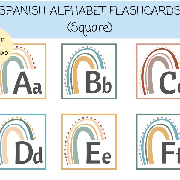 Spanish Alphabet - Etsy