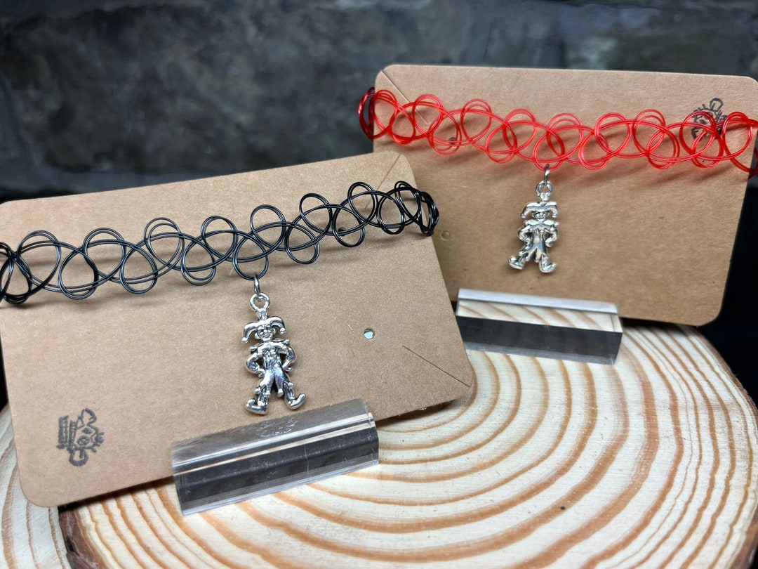 Jester Tattoo Choker - Etsy