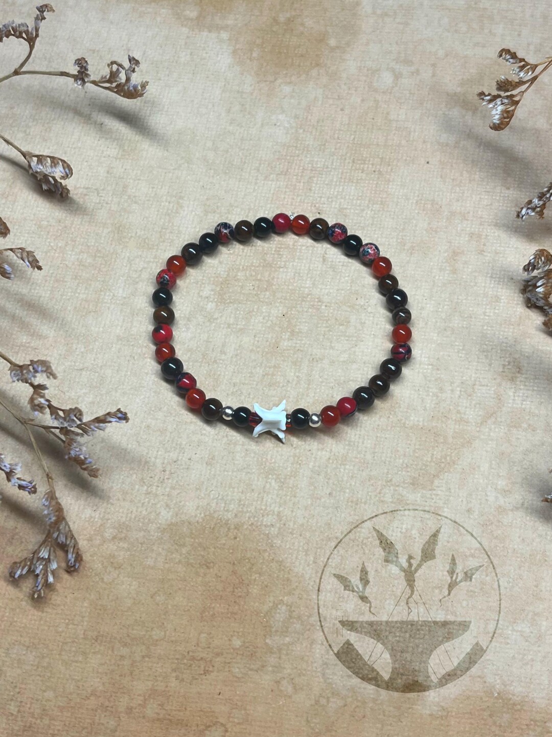 Goblin Core| Snake Vertebrae Bracelet - Etsy