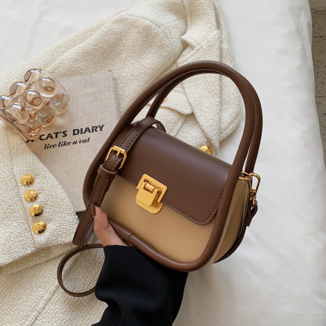 Green Female Shoulder Bags for Women Luxury Pu Leather Shoulder Bag ...