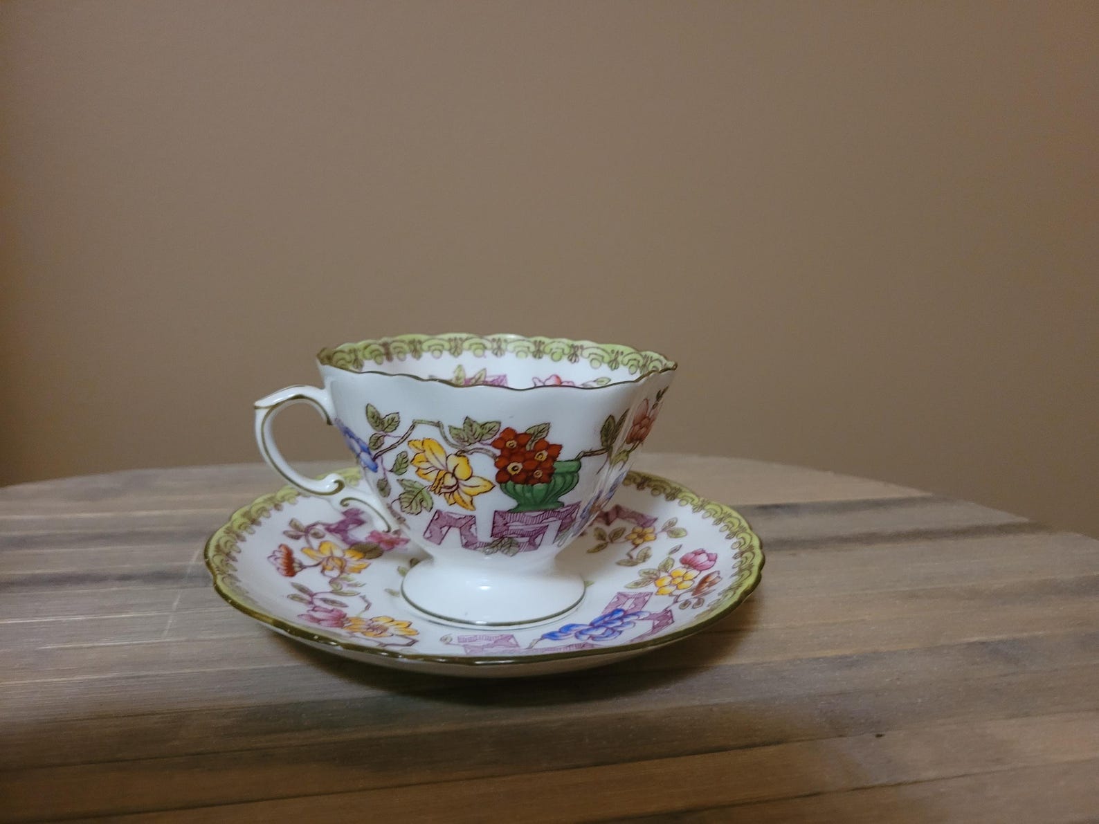 Beautiful Hammersley Bone China Cup and Saucer Kashmir Pattern. - Etsy