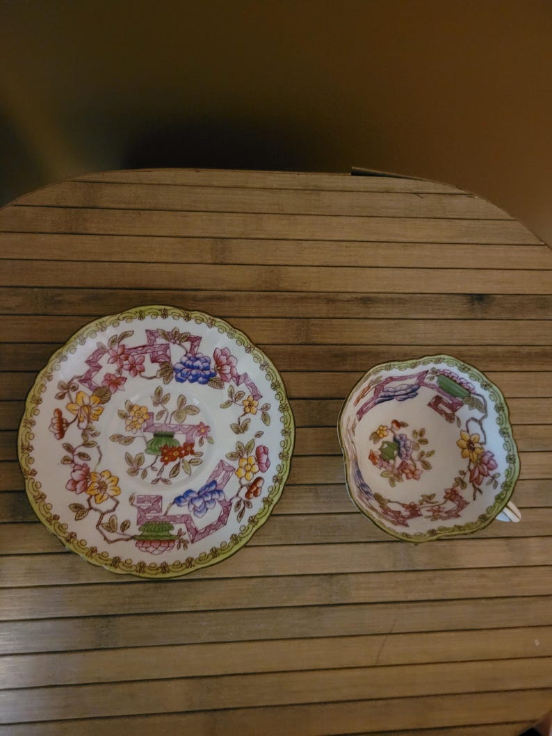 Beautiful Hammersley Bone China Cup and Saucer Kashmir Pattern. - Etsy