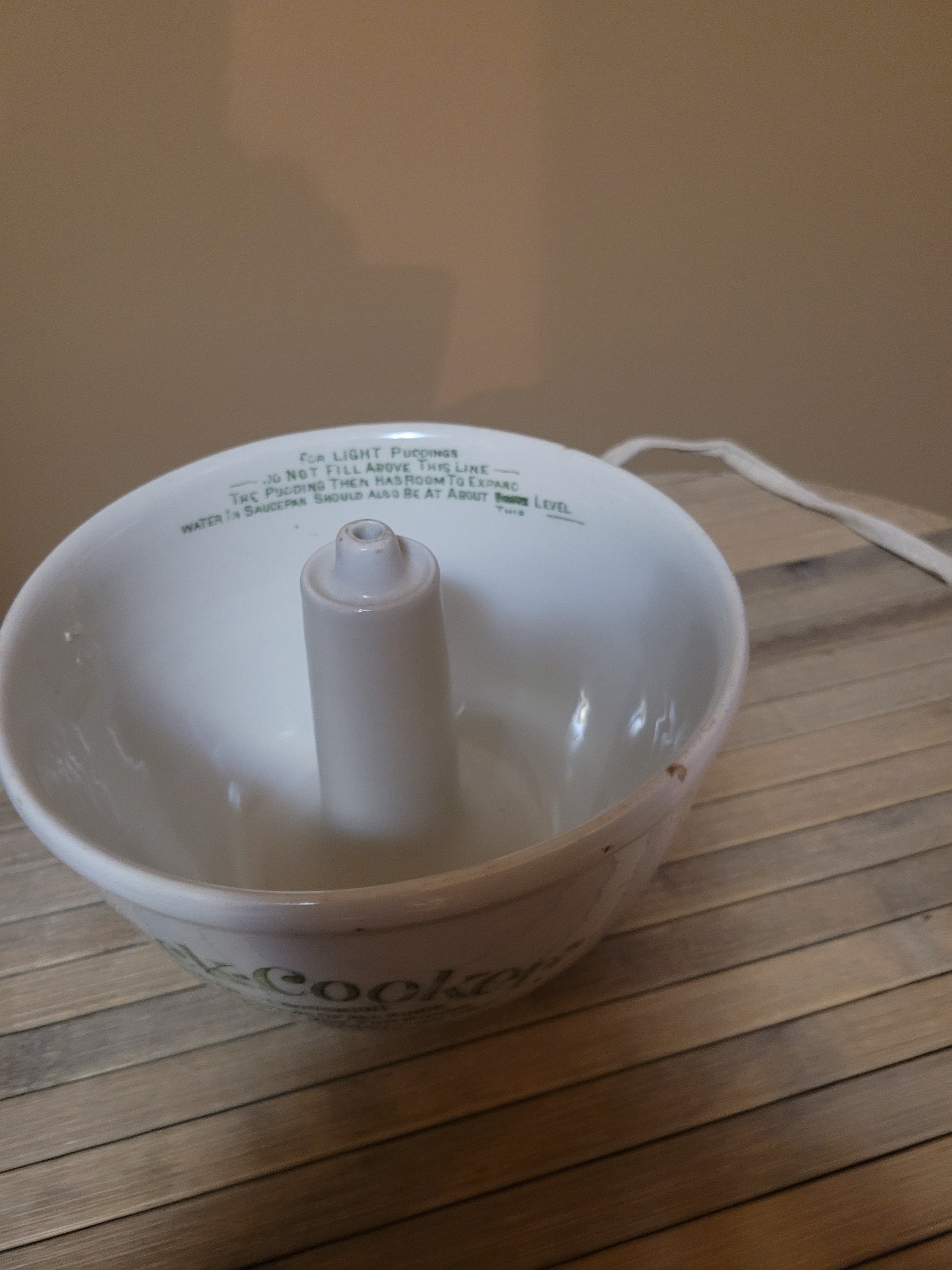 Vintage 1920's Grimwade's England Pottery Quick Cooker Bowl With Lid ...