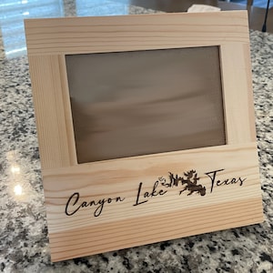Custom Canyon Lake Texas Picture Frame - Etsy