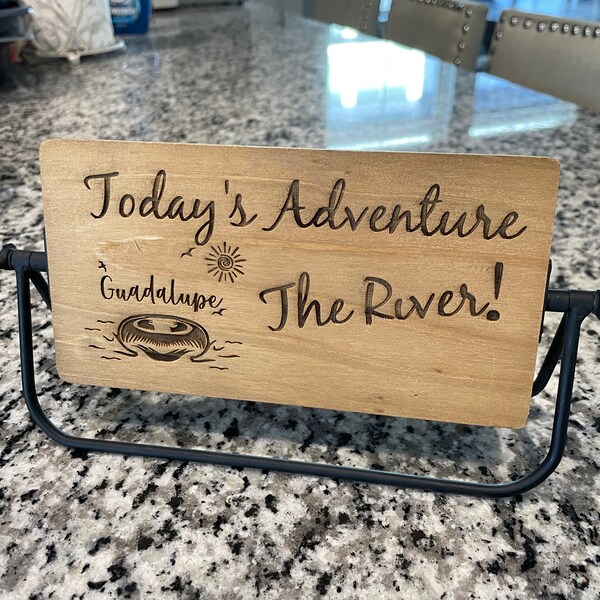 River Sign - Etsy