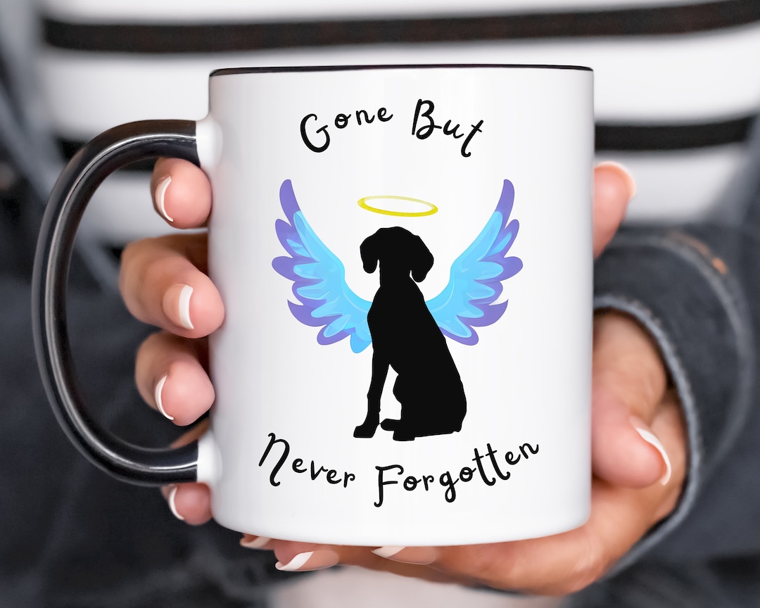 Dog Memorial Mug, Vizsla, Weimaraner, Dalmation, Hound, Dog Bereavement ...