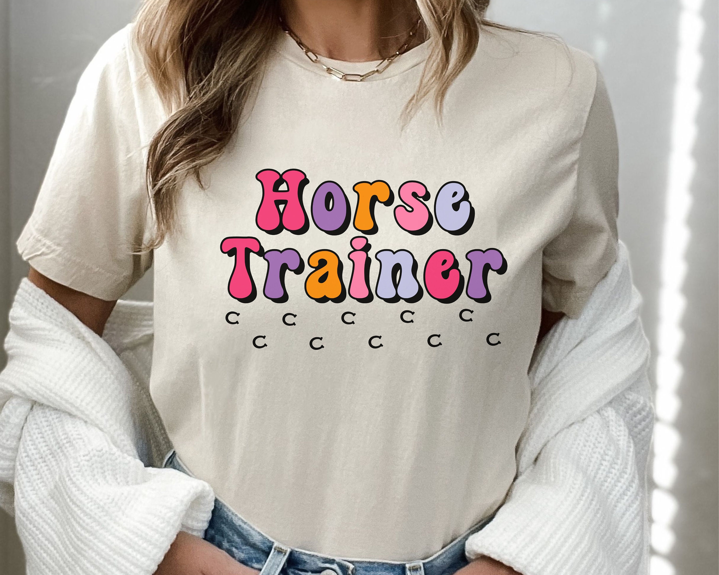 Horse Trainer Shirt Horseback Riding Equestrian Trainer - Etsy