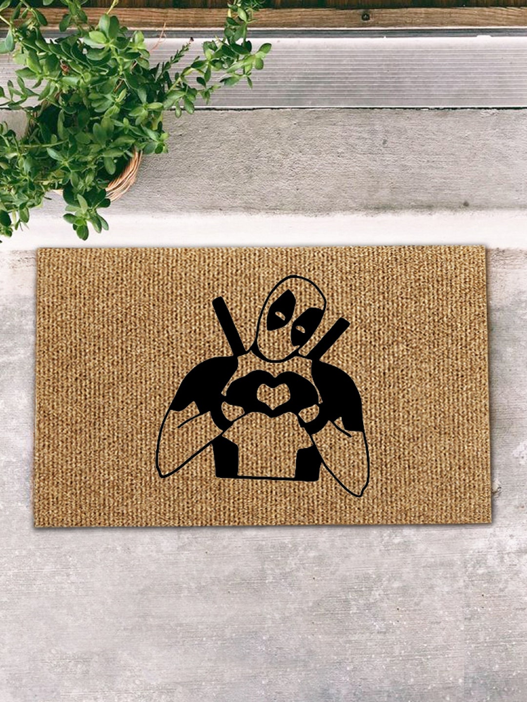 Deadpool Funny Doormat, Avengers Home Decor, Deadpool Birthday Gift ...