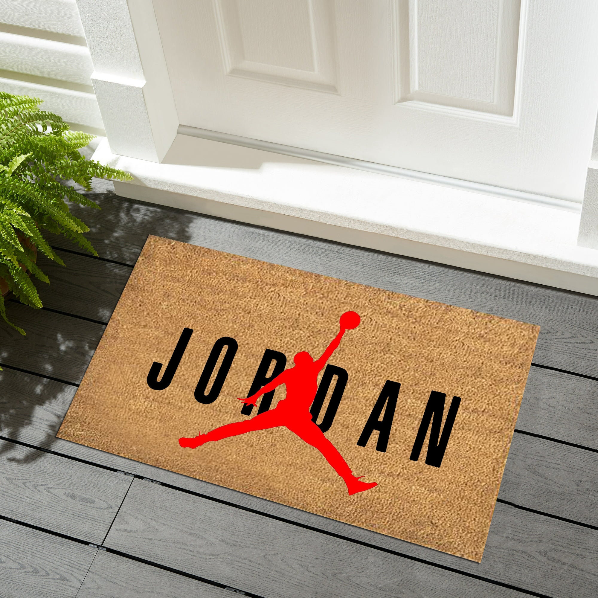 Michael Jordan Jumpman Doormat, Jordan Sneakers Doormat Gift, Air ...