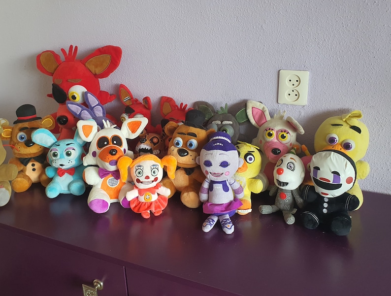 FNAF Collection Plushies With Bag - Etsy