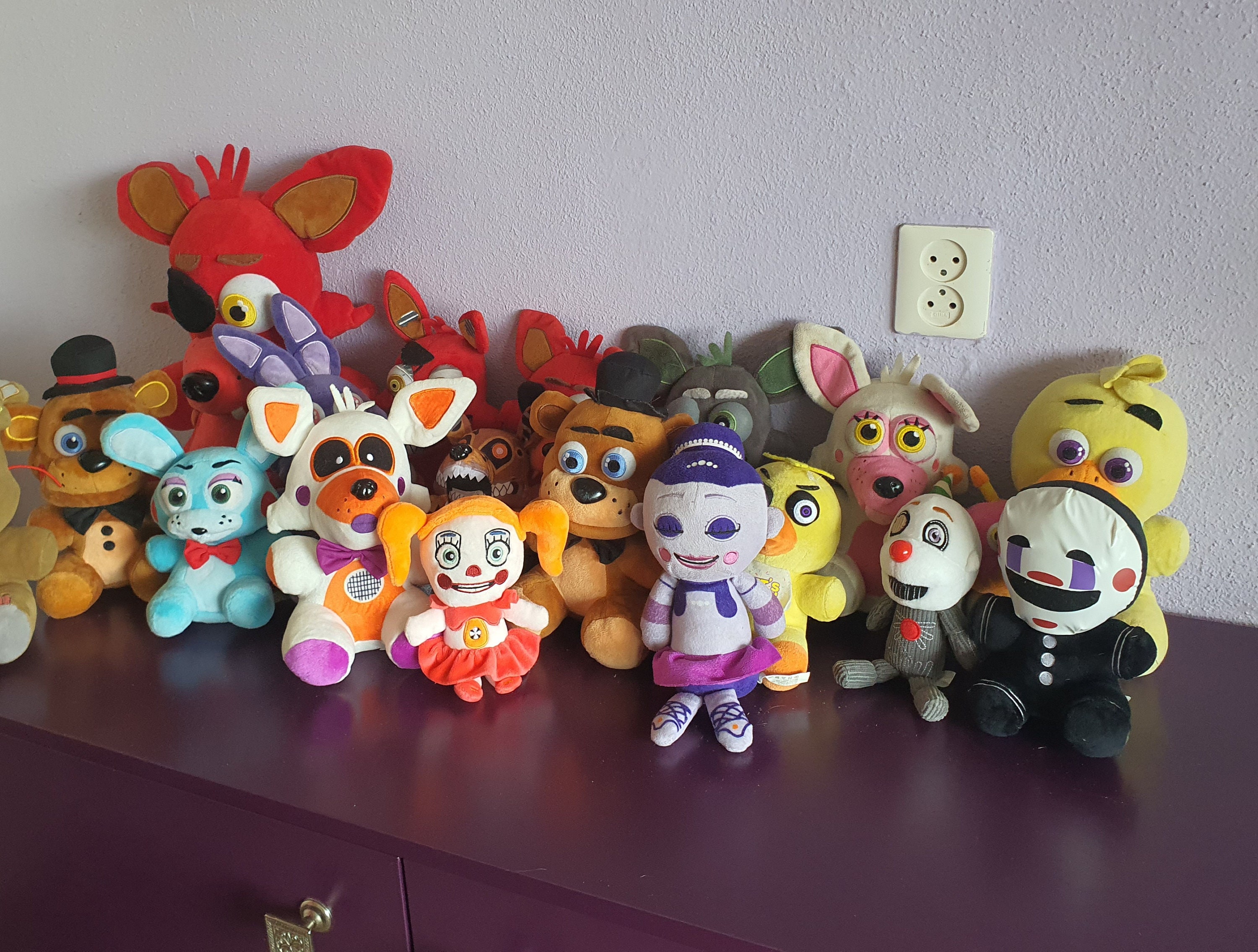 FNAF Collection Plushies With Bag - Etsy