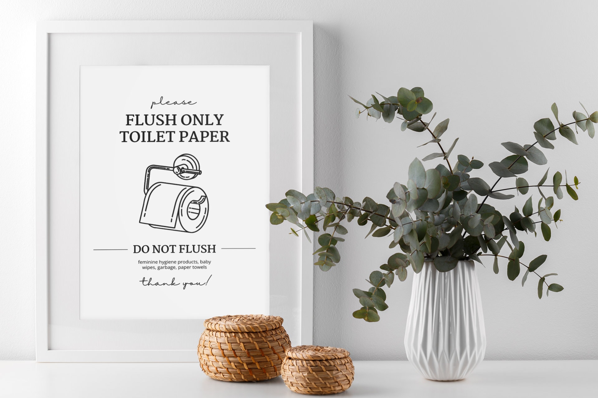 Airbnb Bathroom Signage, Septic Sign, Vacation Rental Home, House Rules ...