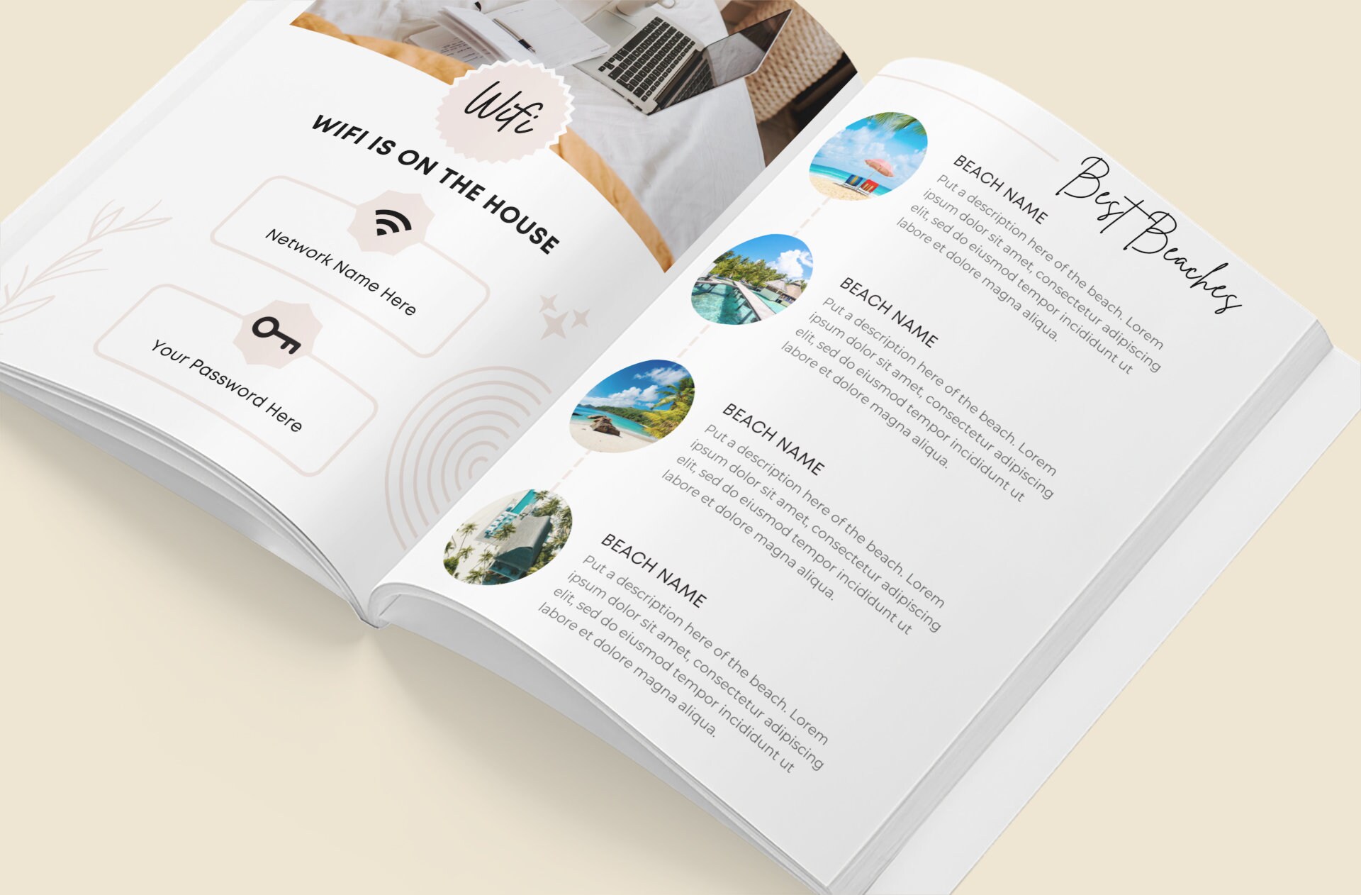 Customizable Airbnb Welcome Guide, Digital House Manual Template ...