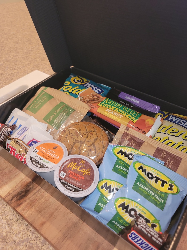 Airbnb Welcome Snack Box: Hosting Gift Basket With Coffee & Treats - Etsy