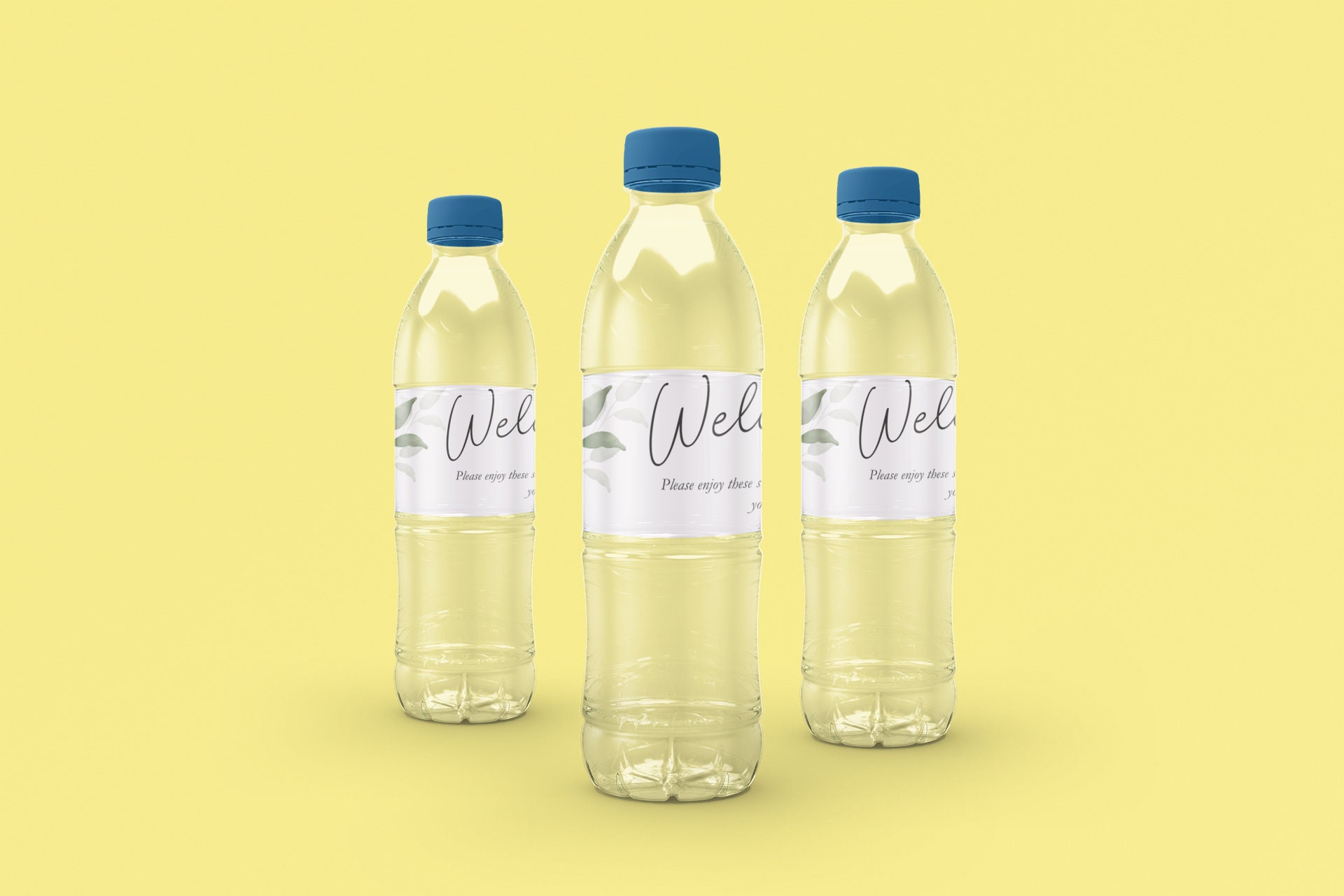 Custom Water Bottle Label, Welcome Note for Guest, Airbnb Custom Water ...