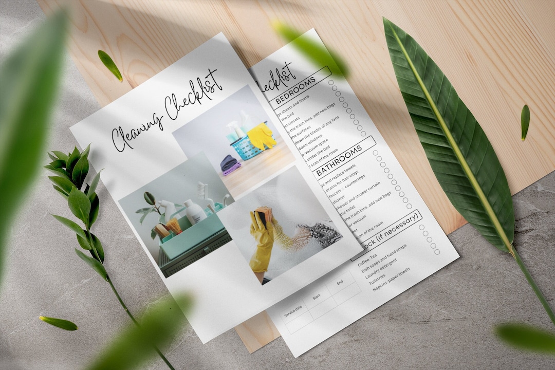Editable Cleaning Checklist: Ultimate Housekeeping Planner (digital ...