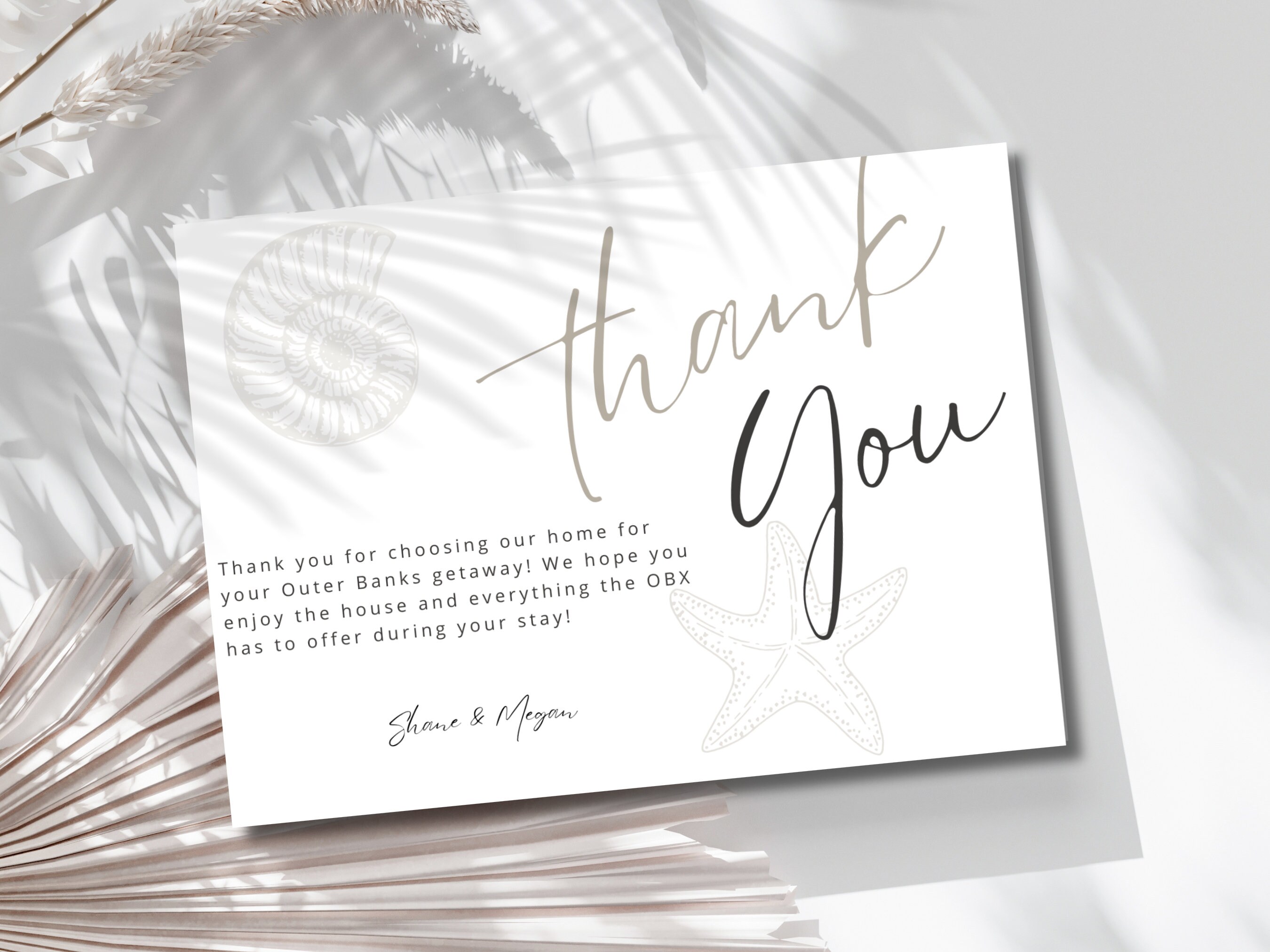 Airbnb Welcome Card Bundle: Host Thank You Notes (PDF) - Etsy