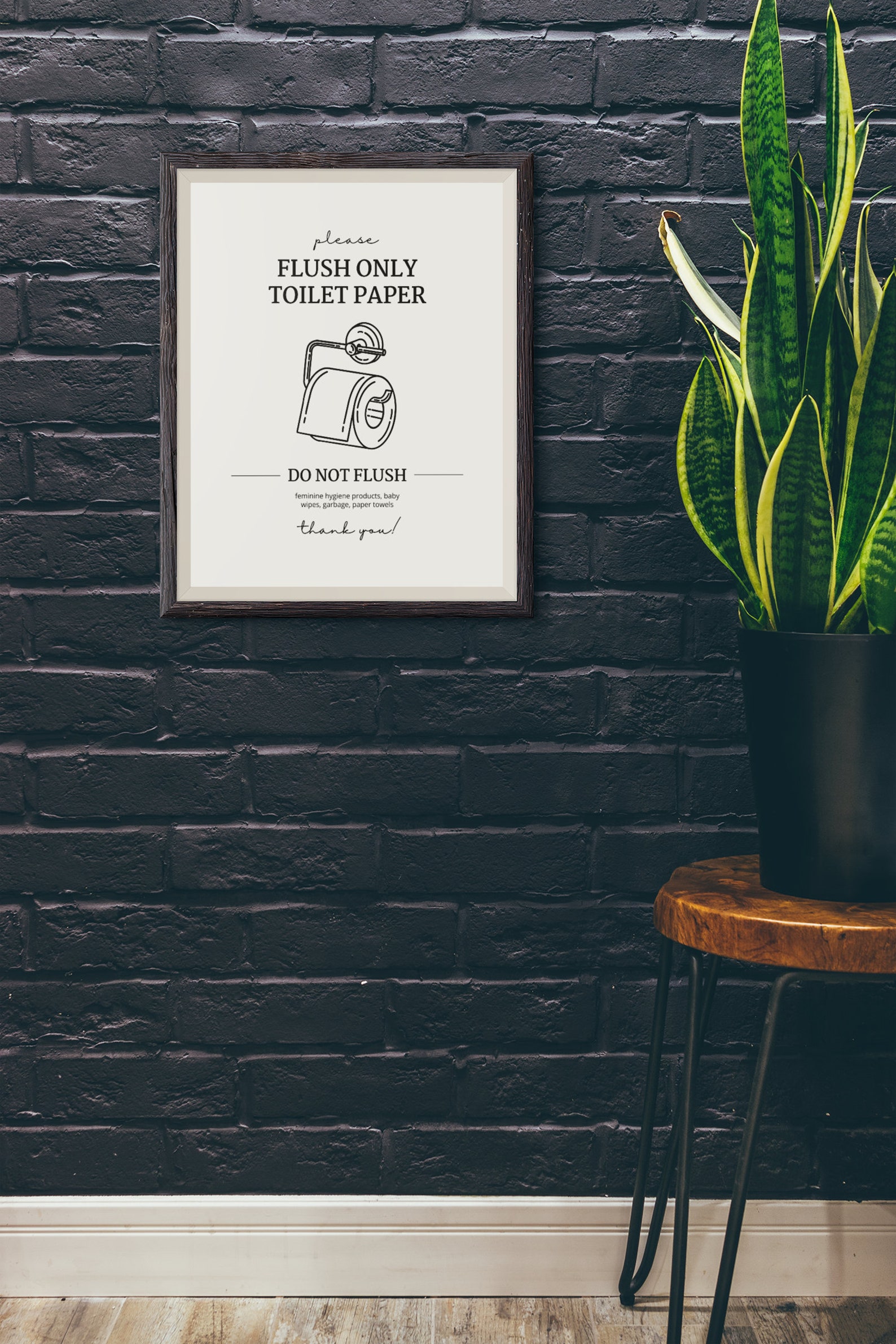 Airbnb Bathroom Signage, Septic Sign, Vacation Rental Home, House Rules ...