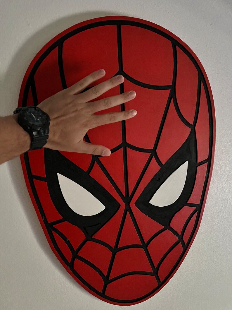 Spiderman Wood Plaque - Etsy