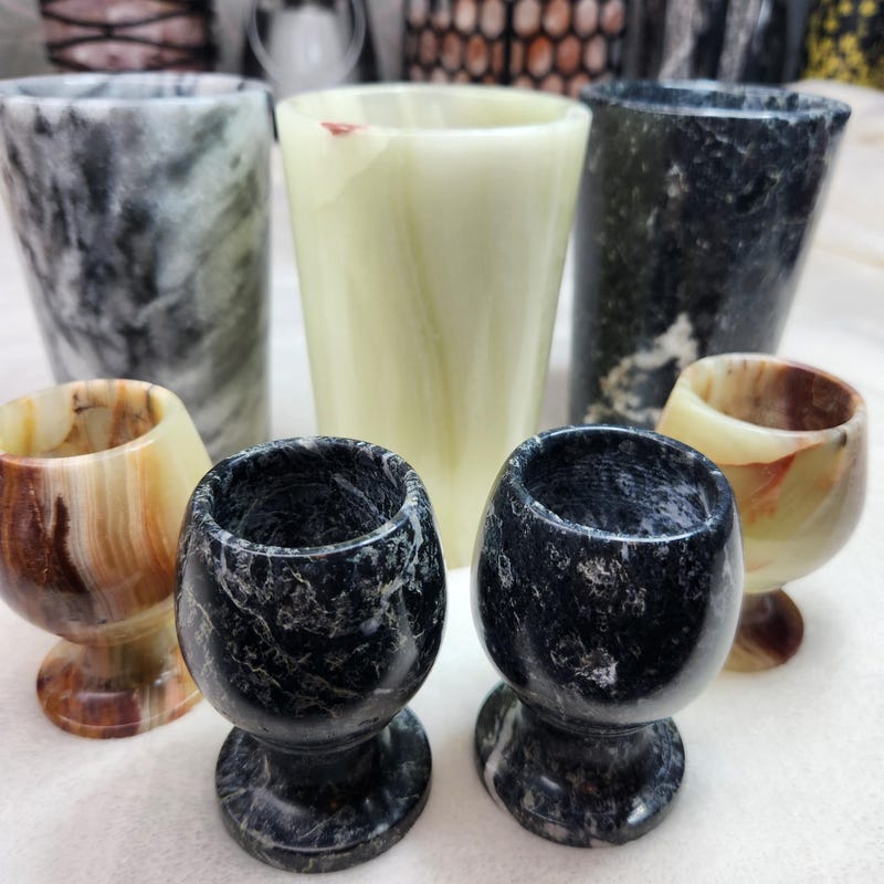 Stone Shot Glasses - Etsy