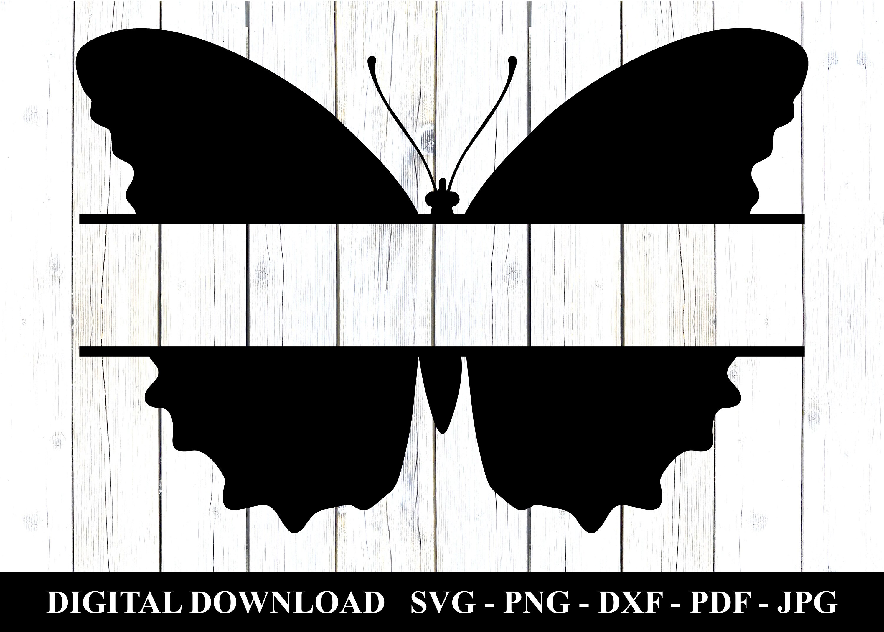 Butterfly SVG, Butterfly Split Monogram, Butterfly Clipart, Butterfly Vector, Butterfly PNG ...