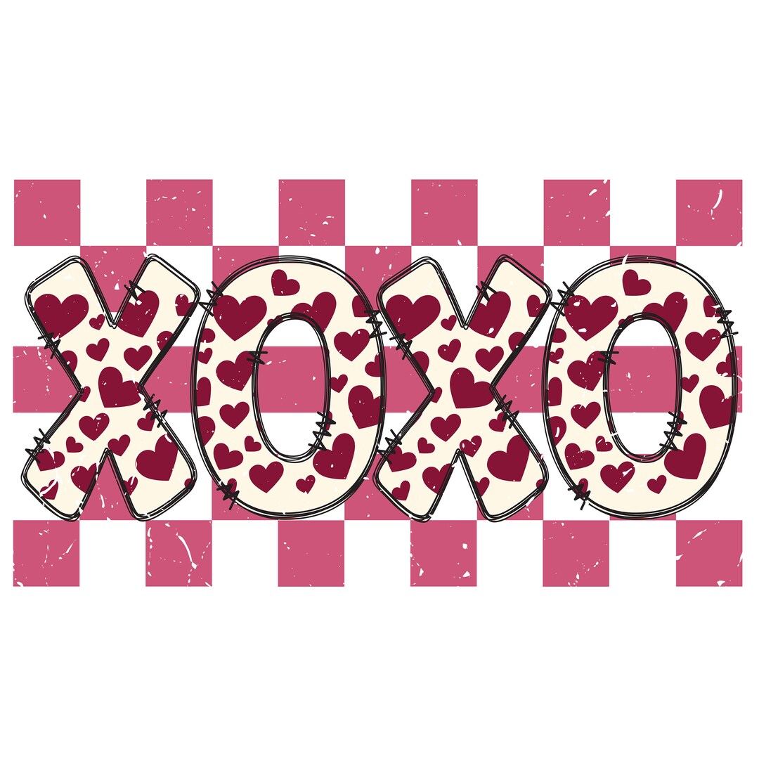 Xoxo PNG, Xoxo SVG, Retro Valentine Png, Xoxo Valentines Sublimation ...