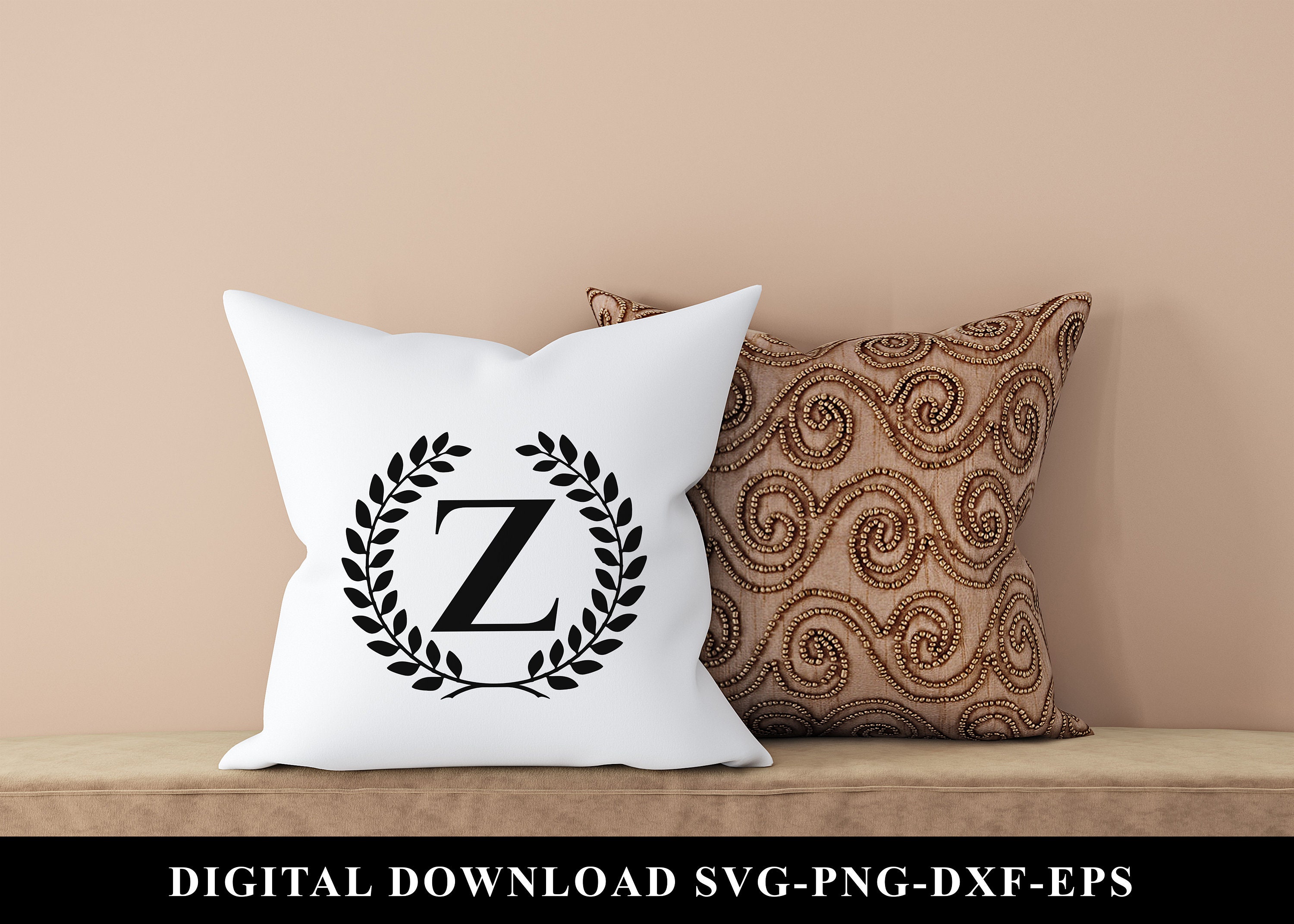 Font Monogram Svg Bundle, Monogram Letters Svg, Monogram Svg, Monogram ...