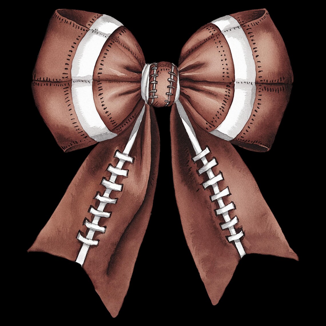 Coquette Football PNG, Football Bow Png, Football Mom PNG, Game Day ...