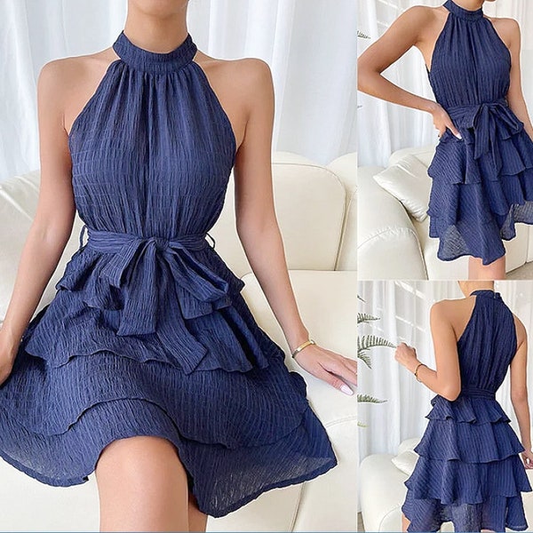 Girls Halter Dress - Etsy