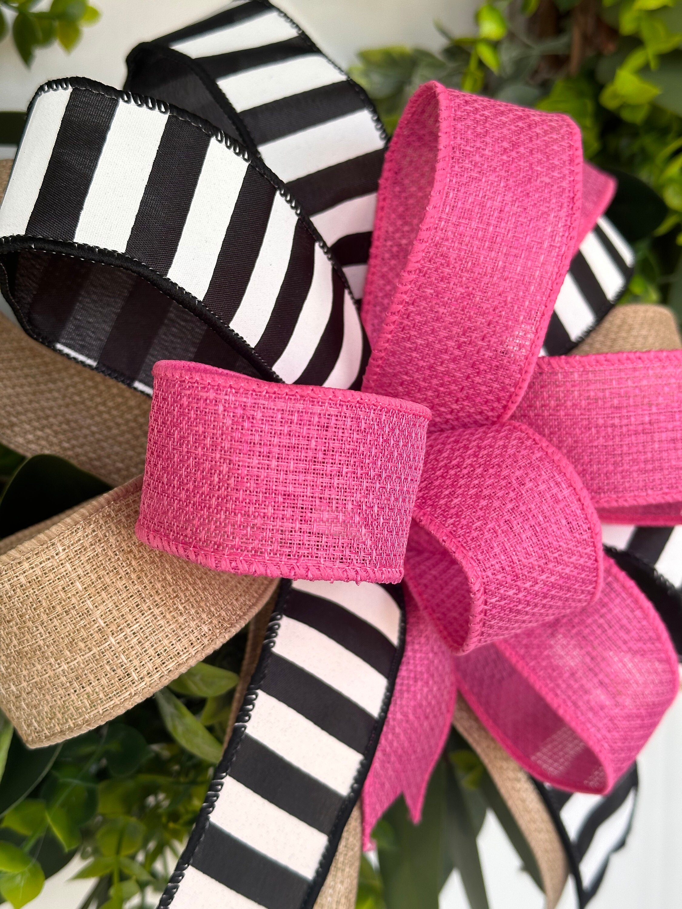 Summer Wreath Bow, Summer Lantern Bow, Gift Bow, Mothers Day Bow ...