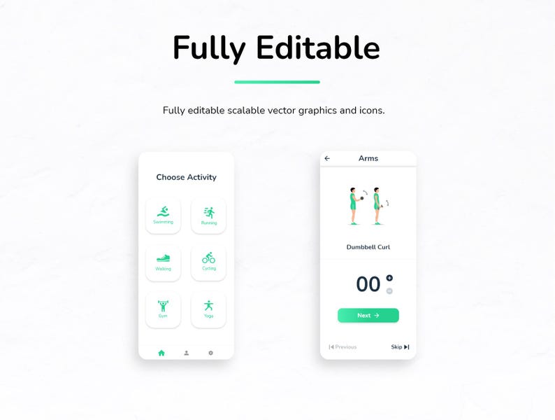 Fitness Zone Mobile App UI Kit: Modern Workout App Design (XD) - Etsy